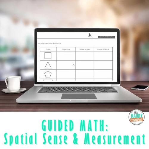 Ontario Guided Math Unit - SPATIAL SENSE & MEASUREMENT- Grades 3,4, 5, 6