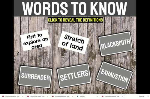 Oregon Trail Interactive Google Slides™ Presentation | Distance Learning