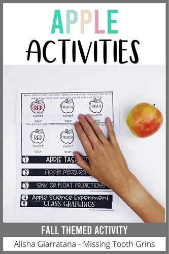 Apple Investigation Flipbook by Missing Tooth Grins | TpT