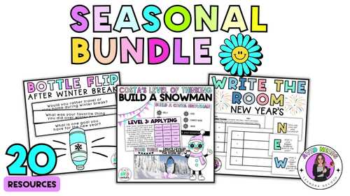 AVID Seasonal and Holiday Activities Growing Bundle by AVID Nerds