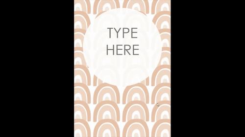 Boho Rainbow Binder Set EDITABLE by Journey with Mrs Teh | TPT