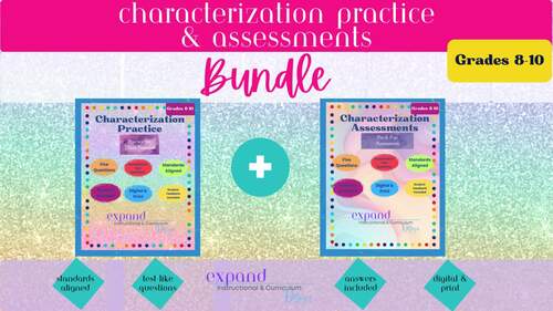 Characterization: Assessment & Practice Pack, Reading Comprehension