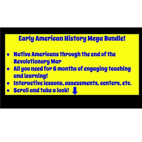 American History Lessons, Activities, & Assessments for Middle School ...