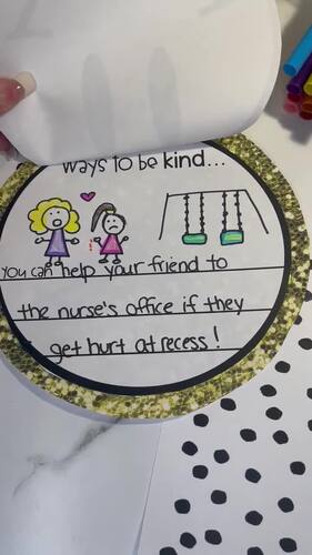 Kindness Craft Bulletin Board SEL Smiley Face by The Teaching Diva Corner