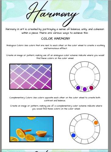 Harmony Principles Of Art