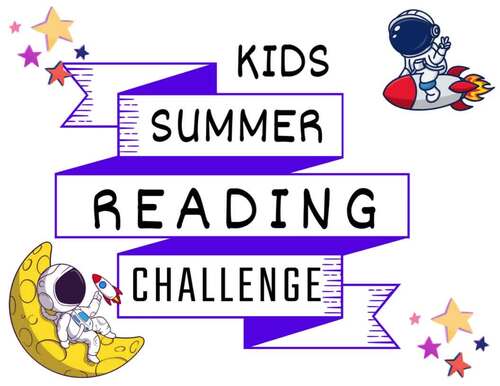 Space Themed Summer Reading Challenge Printable Bundle - 10 Fun Pages ...