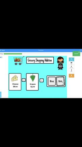 Grocery Store Addition BOOM Cards by MsBrittanysClass | TPT