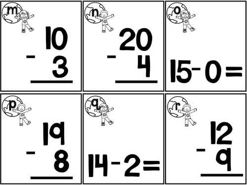 Earth Day Subtraction within 20 by Erika Deane | TPT