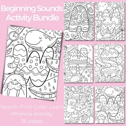 Summer Beginning Sounds Worksheet, Alphabet Worksheets,Kindergarten ...