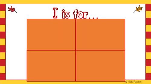 Thanksgiving Game - Guess the Picture - Virtual Game - Thankful Writing