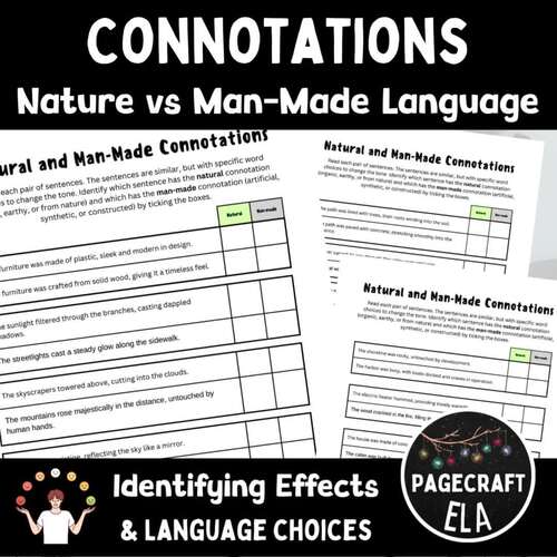 Natural and Man-made Language Connotations with 20 Mini-tasks by ...