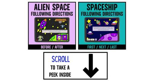 Bundle - Space Following Directions with Sequential Concepts | TPT