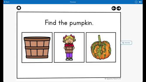 Fall Themed Build a Scene for Early Language Skills in Speech Language ...