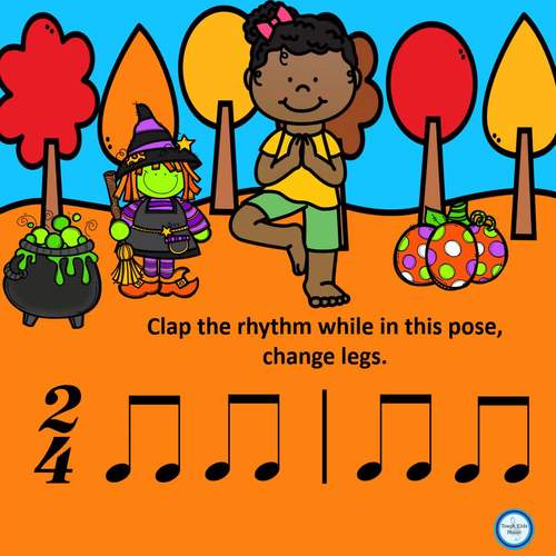 Farm Music and Yoga: Dotted Half Notes, Whole Notes. No Prep! | TpT
