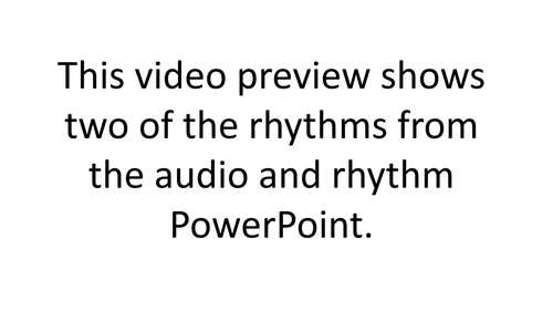 Music Rhythm Bingo 1 - 30 Bingo Cards - Audio Files – Endless PowerPoint Games