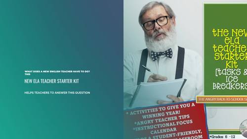 THE NEW ELA TEACHER STARTER KIT [BUNDLE] by The Angry Teacher Store