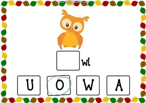 Fall Beginning Sounds (DIGITAL NO PREP) by SimpleHappyPreschoolFun