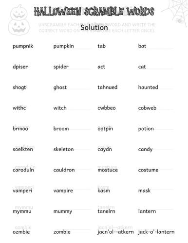 Halloween Coloring Puzzles | Halloween Activities | Printable Bundle