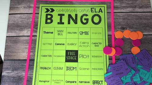 Common Core ELA BINGO by Terri Thornton | TPT