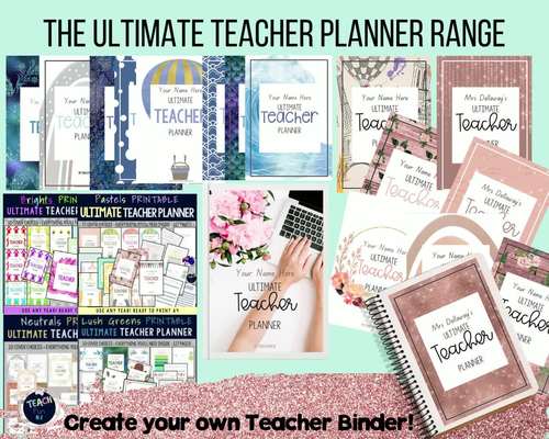 2023 Teacher Planner Neutrals Australian Teachers Ultimate Binder Print