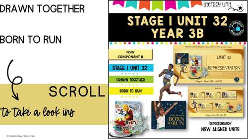 NSW DET Stage 1 English Unit 32 DRAWN TOGETHER, BORN TO RUN Component B ...