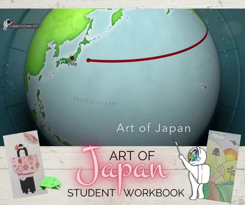 Art of Japan Workbook: Art Around the World: Workbooks for Arts and Crafts