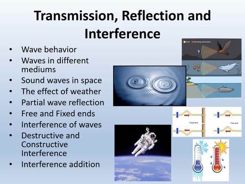 Waves - Transmission, Reflection and Interference - A Physics Lesson ...