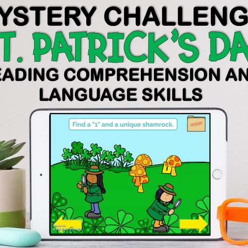 St. Patrick's Day Mystery Challenge 5th and 6th Grade by Hello Speechie