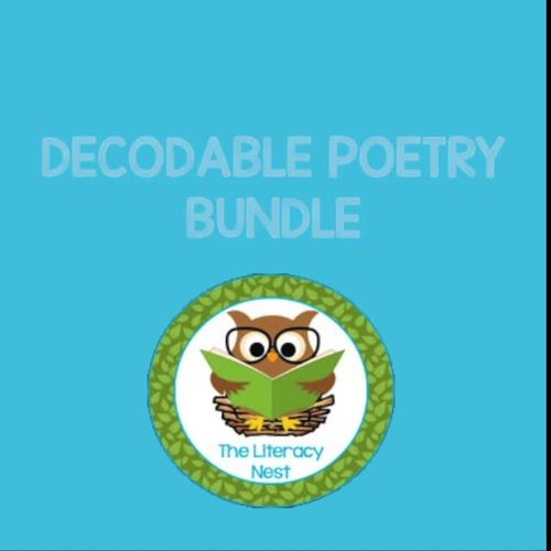 Phonics Poems Decodable Poetry for Orton Gillingham Activities | TPT