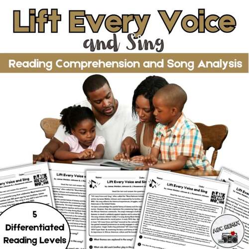 Lift Every Voice Differentiated Passages Comprehension Music & Black ...