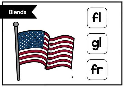 Blends Kindergarten Boom Cards by A Place Called Kindergarten Jonelle Bell