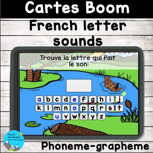 French letter sound phoneme grapheme des lettres de l'alphabet | TpT