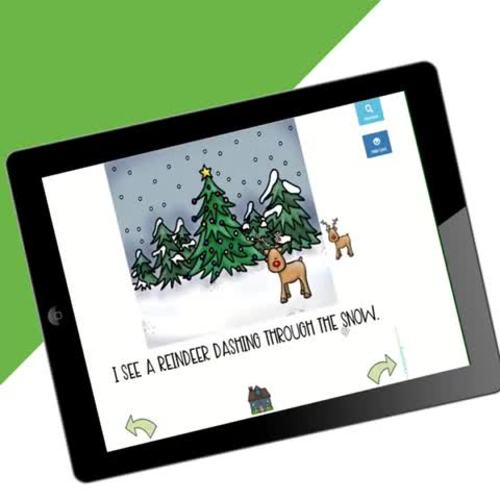 Christmas Themed Interactive Book & Open Ended Scene Boom Cards™️ Part 2