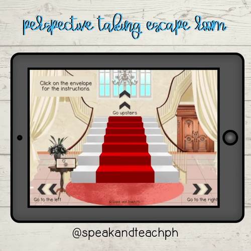The Mansion Perspective Taking Escape Room Speech Therapy No Prep Boom ...