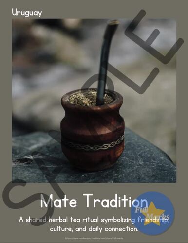 Uruguay Real Photo Culture Posters Boho South America Spanish Geography ...