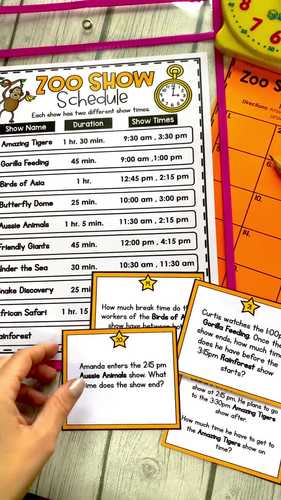 Elapsed Time Activities | Telling Time | AM & PM | Time Task Cards ...