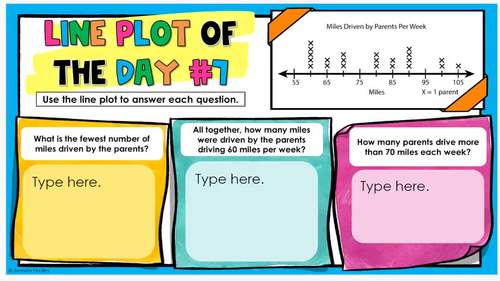 Line Plot of the Day - with Printable and Digital Line Plots Practice