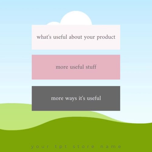 Instagram Templates for TPT Sellers for Canva Engagement Clean & Fresh ...