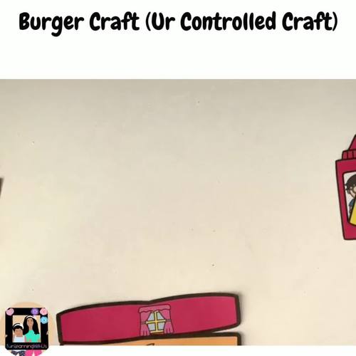 Ur Controlled Vowels Craft | Bossy R Burger Craft by Fun Learning With Us