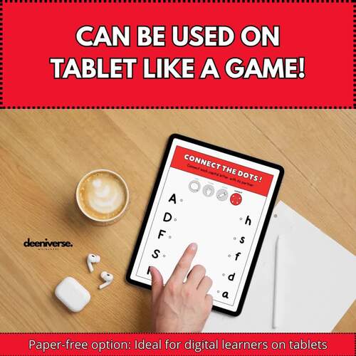4 in 1 Alphabet Tracing Worksheet - Easy Practice for Pre-K and ...