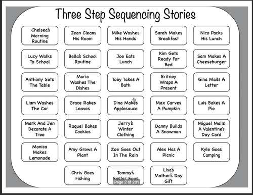 BOOM CARDS™ Three Step Sequencing Interactive & PDF by Culturally ...