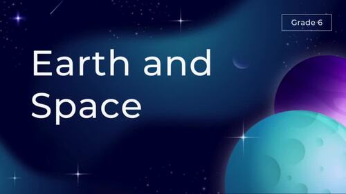 Grade 6- Earth and Space, Solar System Slides by The Learning Loop Frenchie