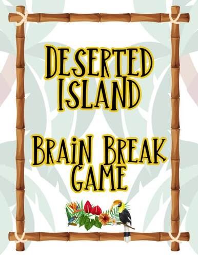 Brain Break Deserted Island Task Cards Fun Game Test Critical Thinking ...