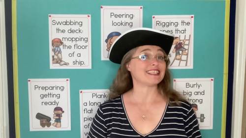 Pirate Counting Rhyme Sight Word Book and Vocabulary | Talk Like a ...