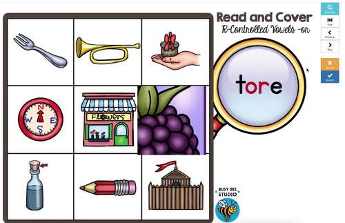 R CONTROLLED VOWELS OR WORD PICTURE MATCH PHONICS BOSSY R HIDDEN ...