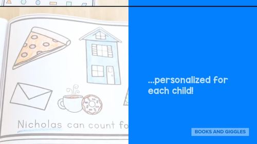 Shapes and Numbers Emergent Readers by Books and Giggles | TpT