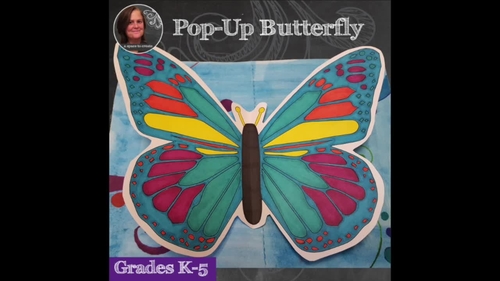 Butterfly Pop-Up Activity from A Space to Create by A Space to Create Art