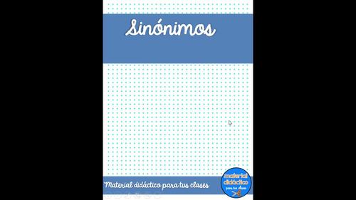 Sinónimos y Antónimos Posters digital - PowerPoint- Spanish Resources