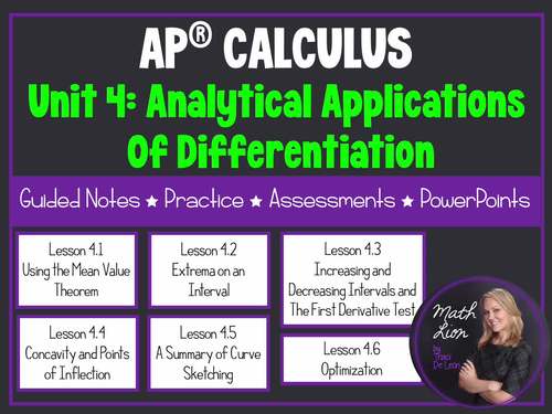 Analytical Applications of Differentiation (AP Calculus AB - Unit 4)