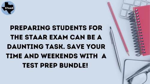 STAAR ELA Boot Camp Bundle | High School | PDF & Google Forms | New ...